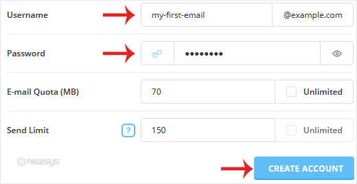 How to Create an Email Account in DirectAdmin - Newsys