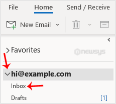 How to Check for New Email in Outlook 2021 - Newsys