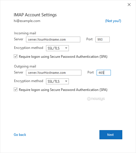 How to Set Up a cPanel Email Account With Outlook 2021 - Newsys