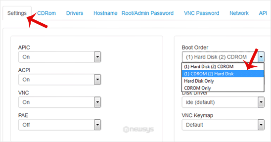 How to Manually Install/Reinstall an OS using SolusVM for a Customized Installation - Newsys